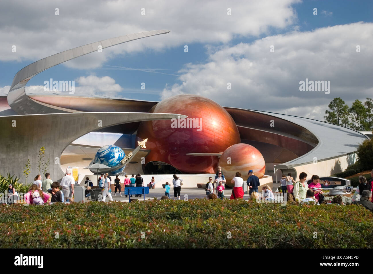 Mission Space spheres Epcot Walt Disney World Orlando Florida Stock ...