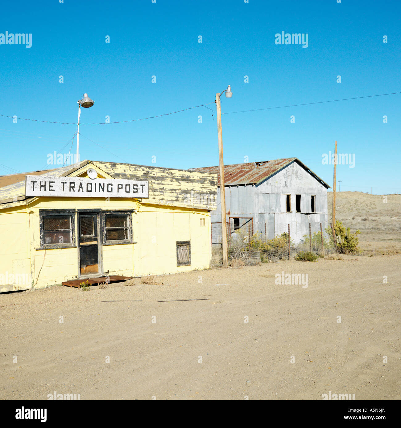 Old trading post in desert hi-res stock photography and images - Alamy