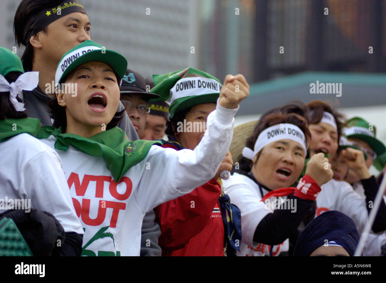 Asia protest demonstrator hi-res stock photography and images - Alamy