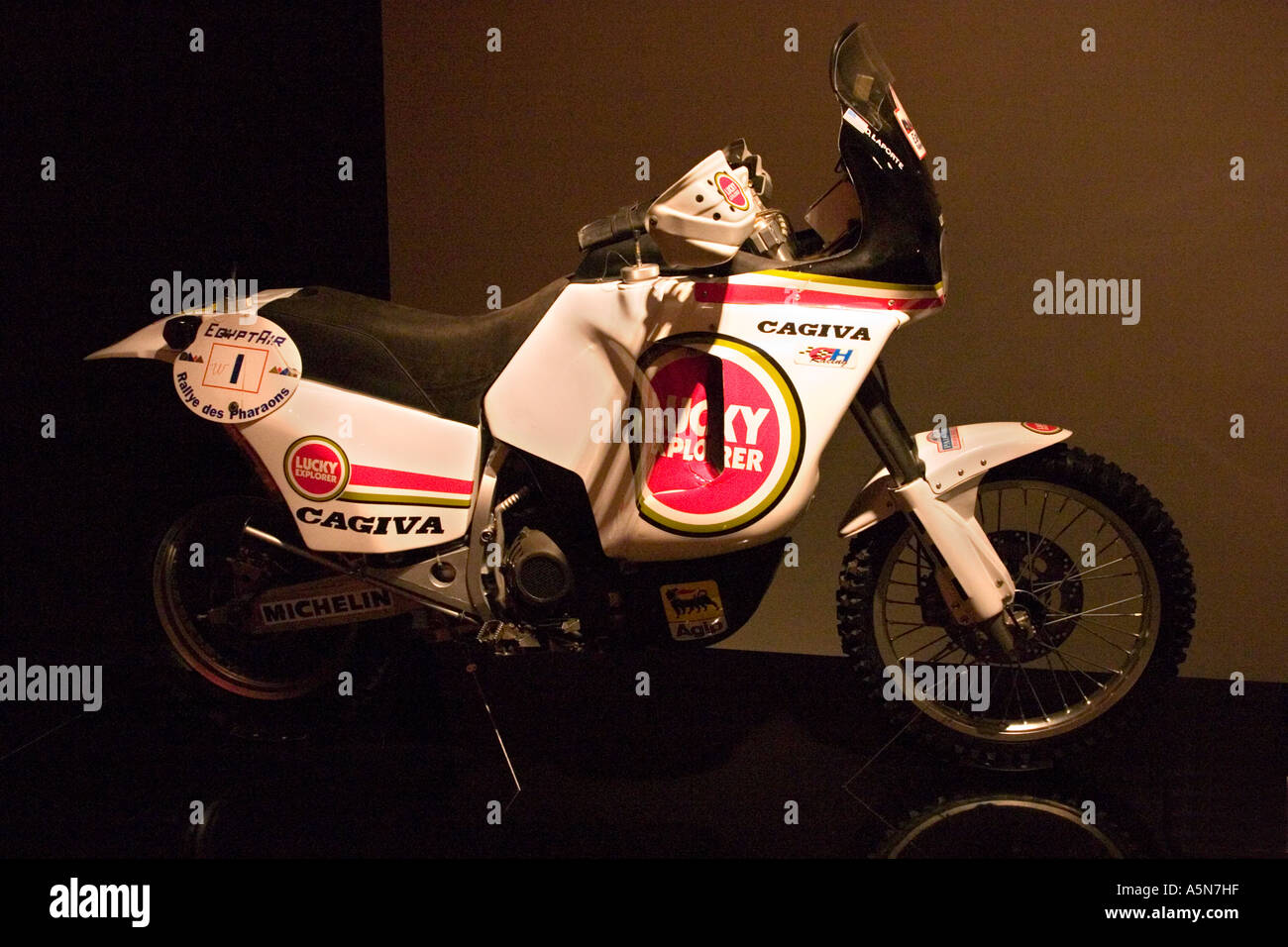 1991 Italian Cagiva Elefant Lucky Explorer Paris Dakar Rally Bike ... 1991 Italian Cagiva Elefant Lucky Explorer Paris Dakar Rally Bike ...