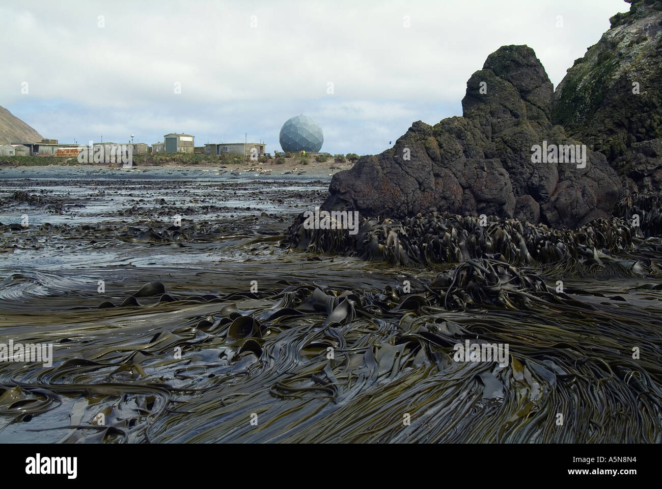 ANARESAT dome for satellite communications Anare scientific station ...