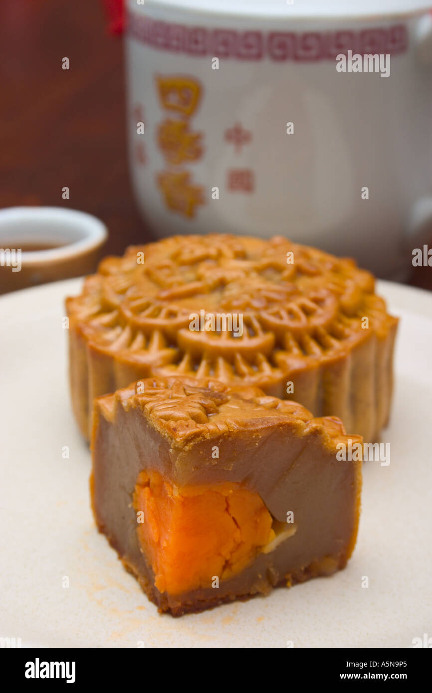 mooncake associated with the Chinese Mooncake or Mid-autumn festival ...