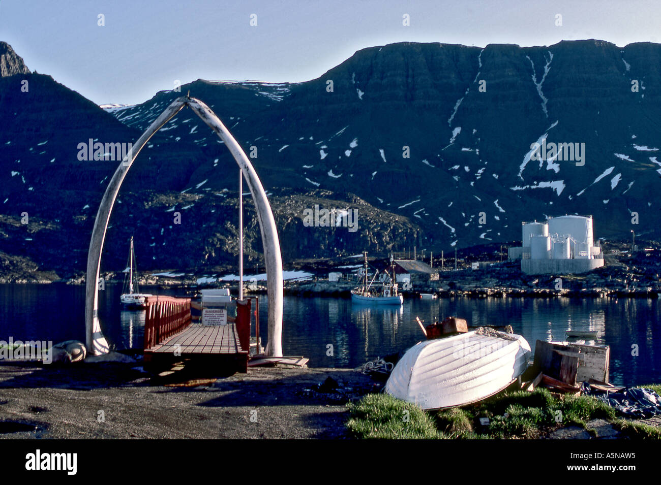 Whale Bone Arch Greenland Stock Photo - Alamy