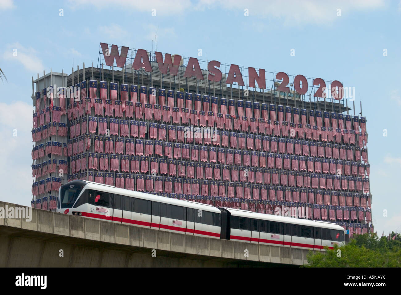 lrt train in kuala lumpur, malaysia Stock Photo - Alamy