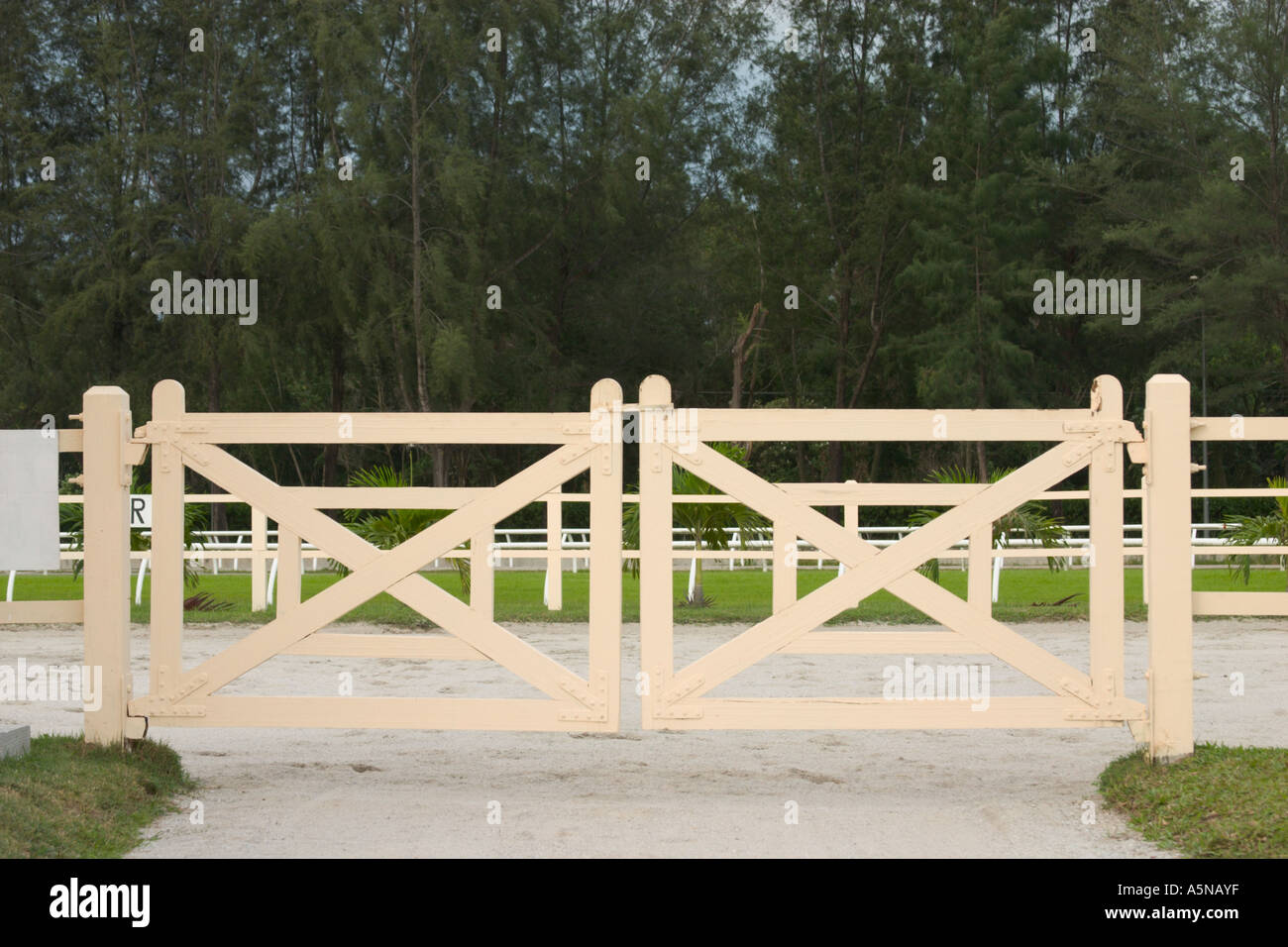 closed gate. concept : secure security safe Stock Photo - Alamy