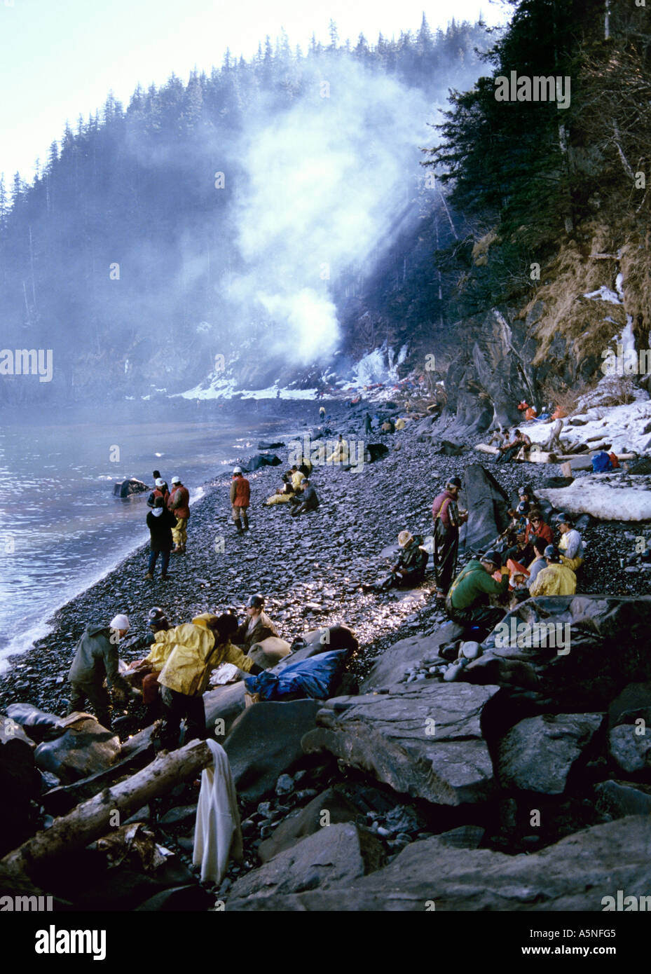 Exxon Valdez Oil Spill March 1989 High Resolution Stock Photography and ...