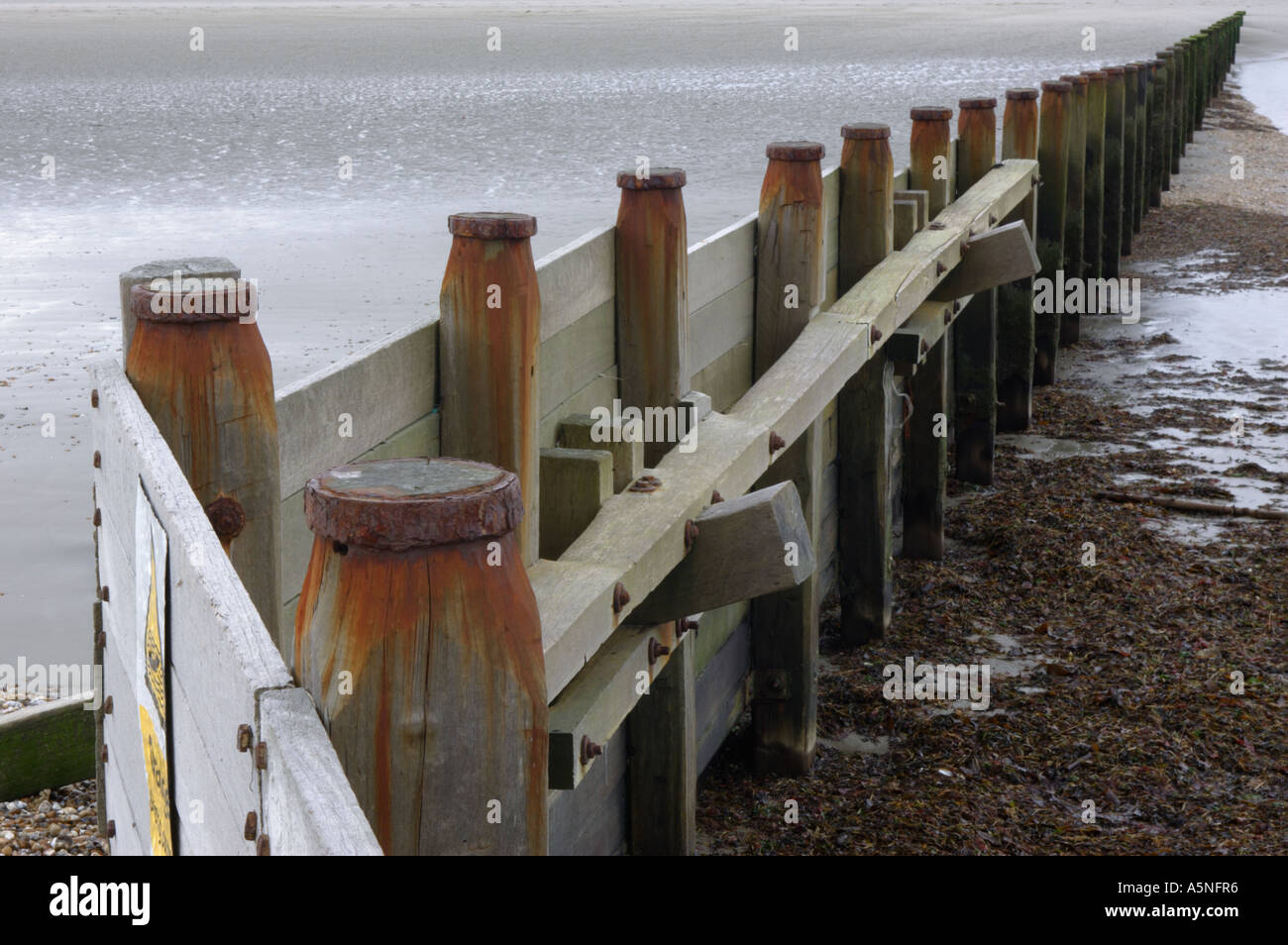 Groyne at East Head, West Sussex Stock Photo - Alamy