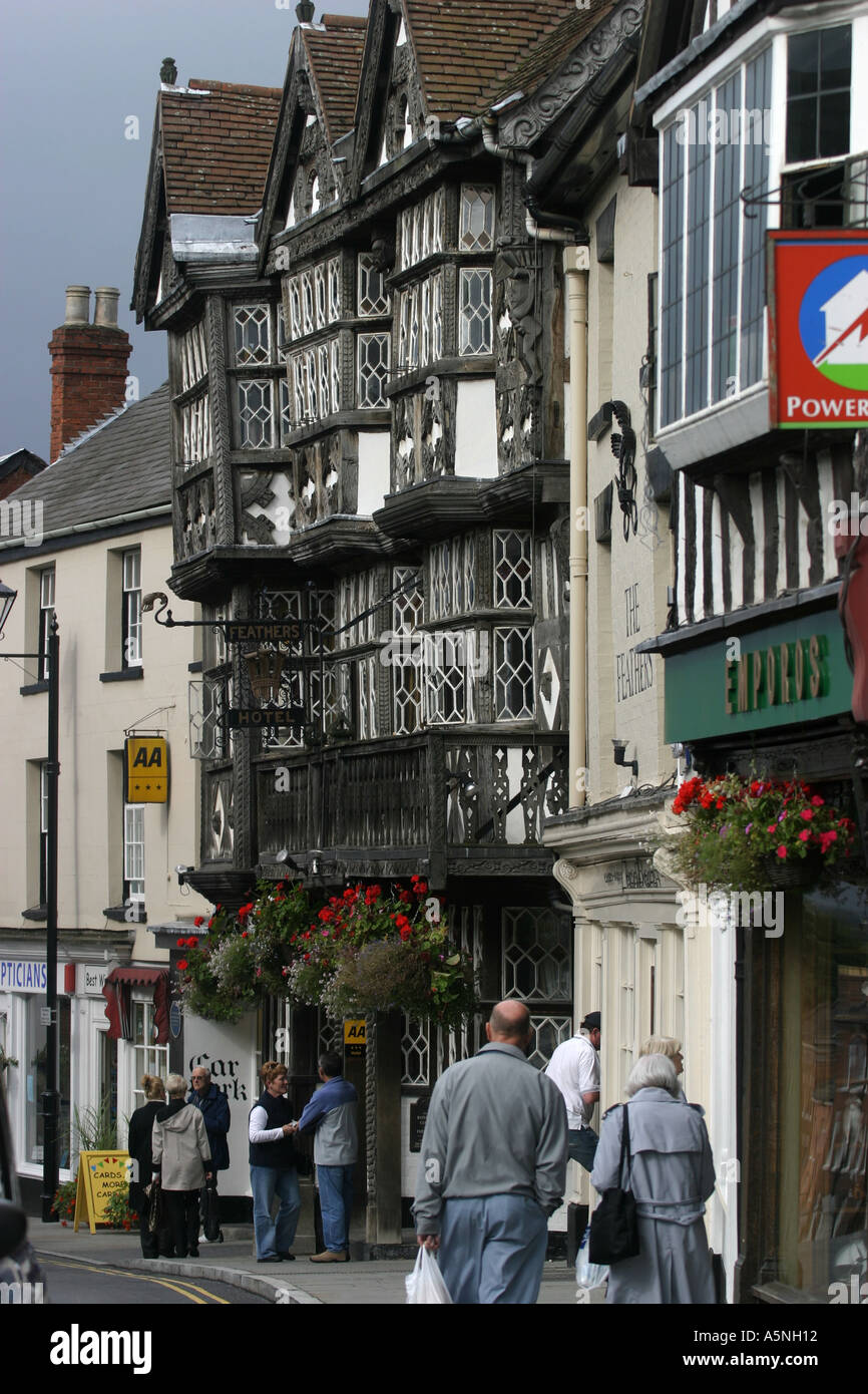 15th Century building in Ludlow Shropshire Stock Photo - Alamy
