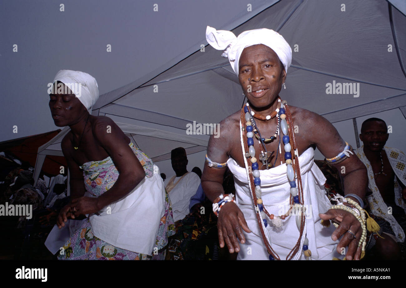 VOODOO CEREMONY IN BENIN WEST AFRICA VOODOO IS THE NATIONAL RELIGION ...
