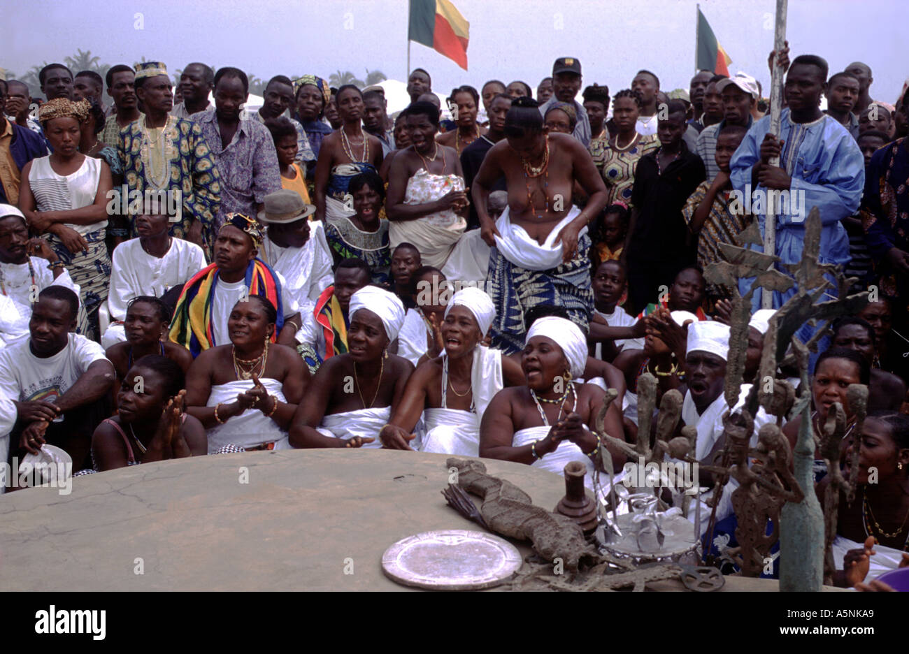VOODOO CEREMONY IN BENIN WEST AFRICA VOODOO IS THE NATIONAL RELIGION ...