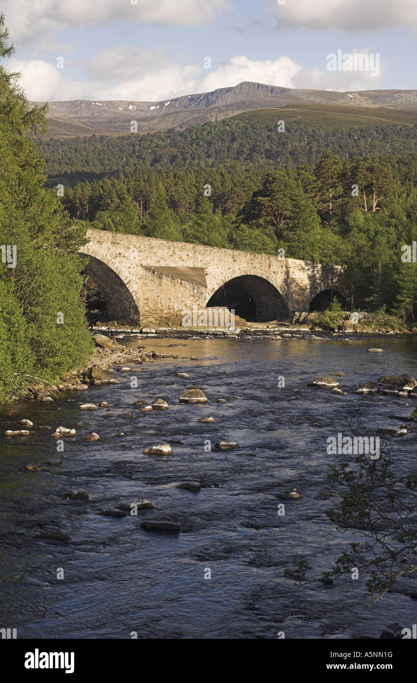 The Old Bridge of Dee at Invercauld, near Braemar, Aberdeenshire ...