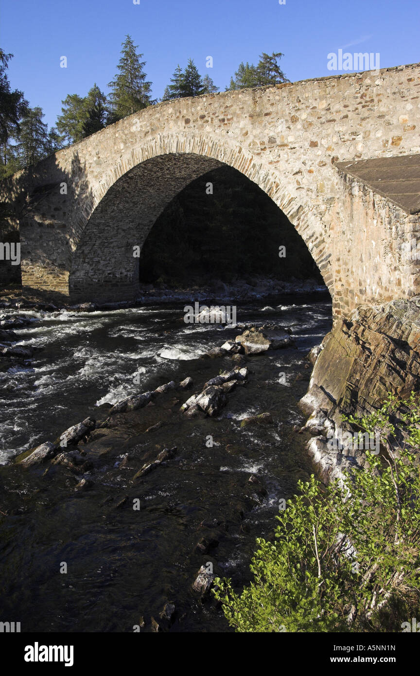 The Old Bridge of Dee at Invercauld, near Braemar, Aberdeenshire ...
