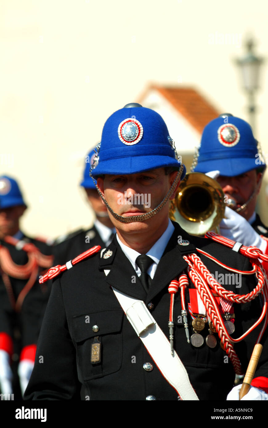 monaco changing of the guard Stock Photo - Alamy