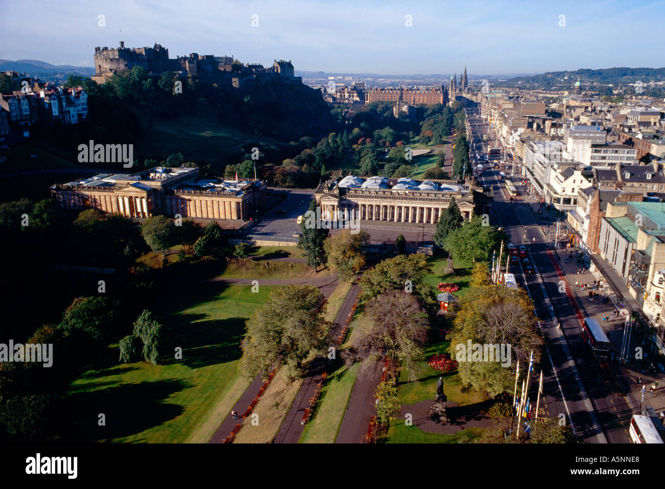 Princes street gardens art gallery hi-res stock photography and images ...