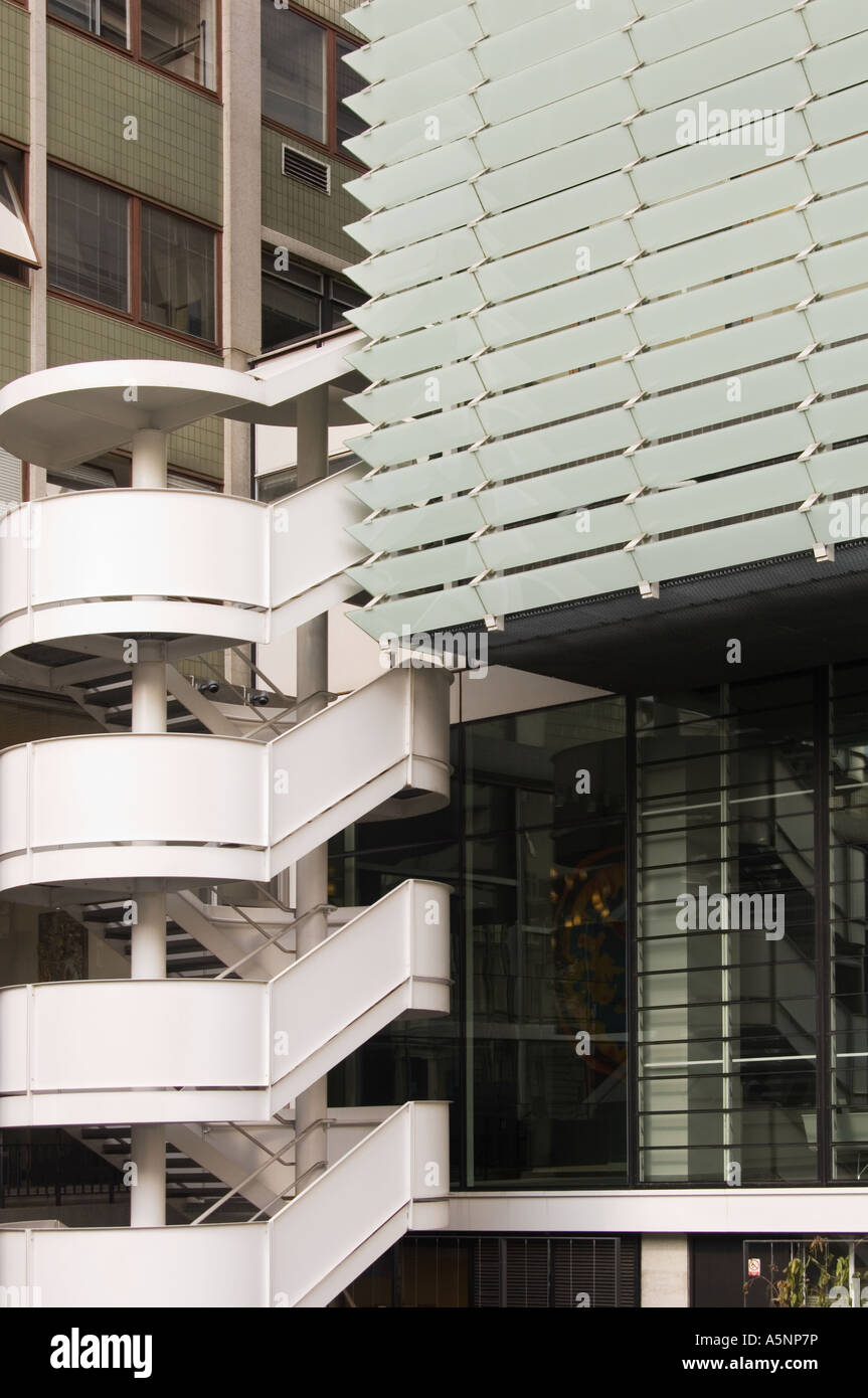 Abstract of a post modern building Stock Photo - Alamy