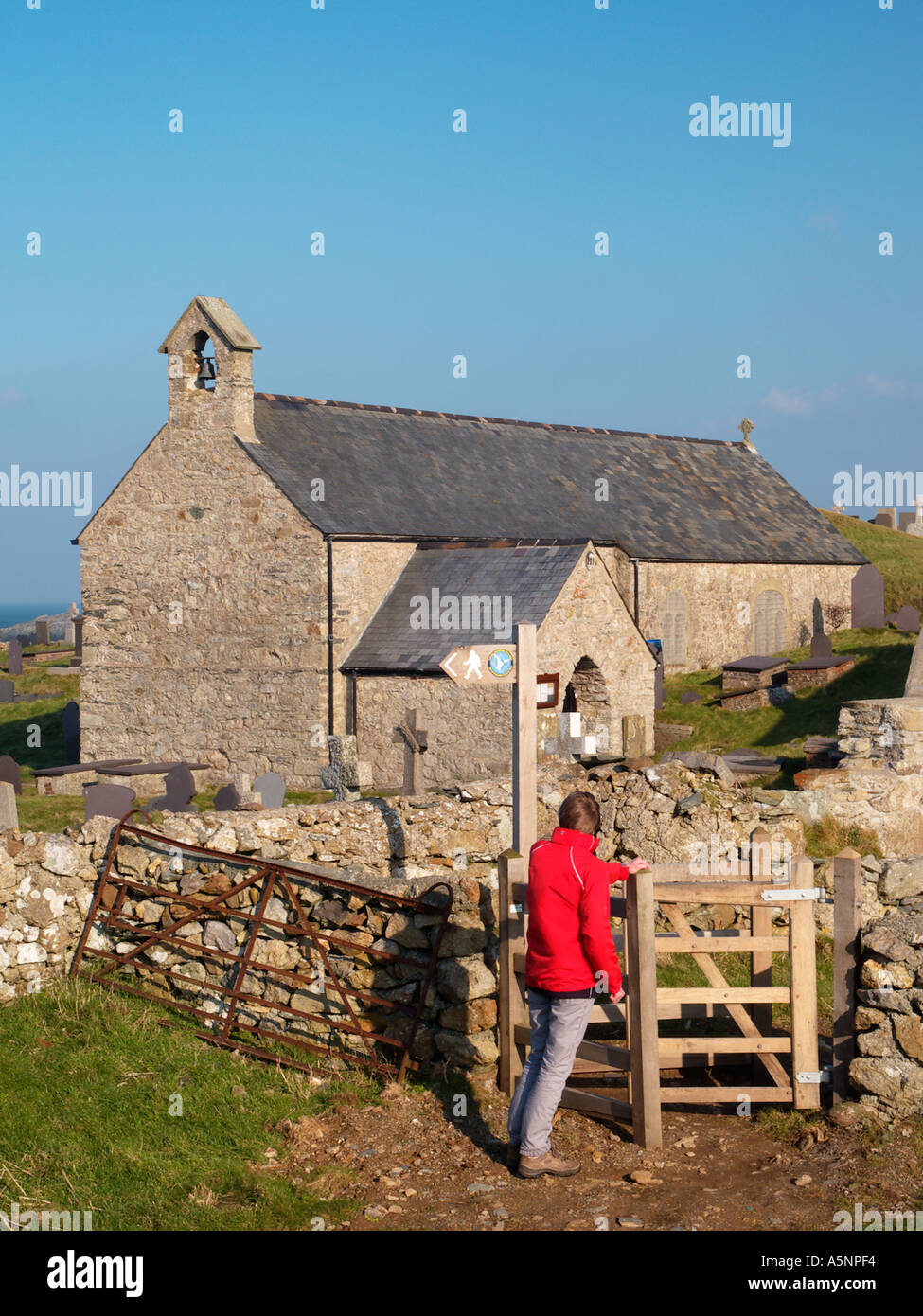 MEDIEVAL LLANBADRIG CHURCH or Church of St Patrick Cemaes Anglesey ...