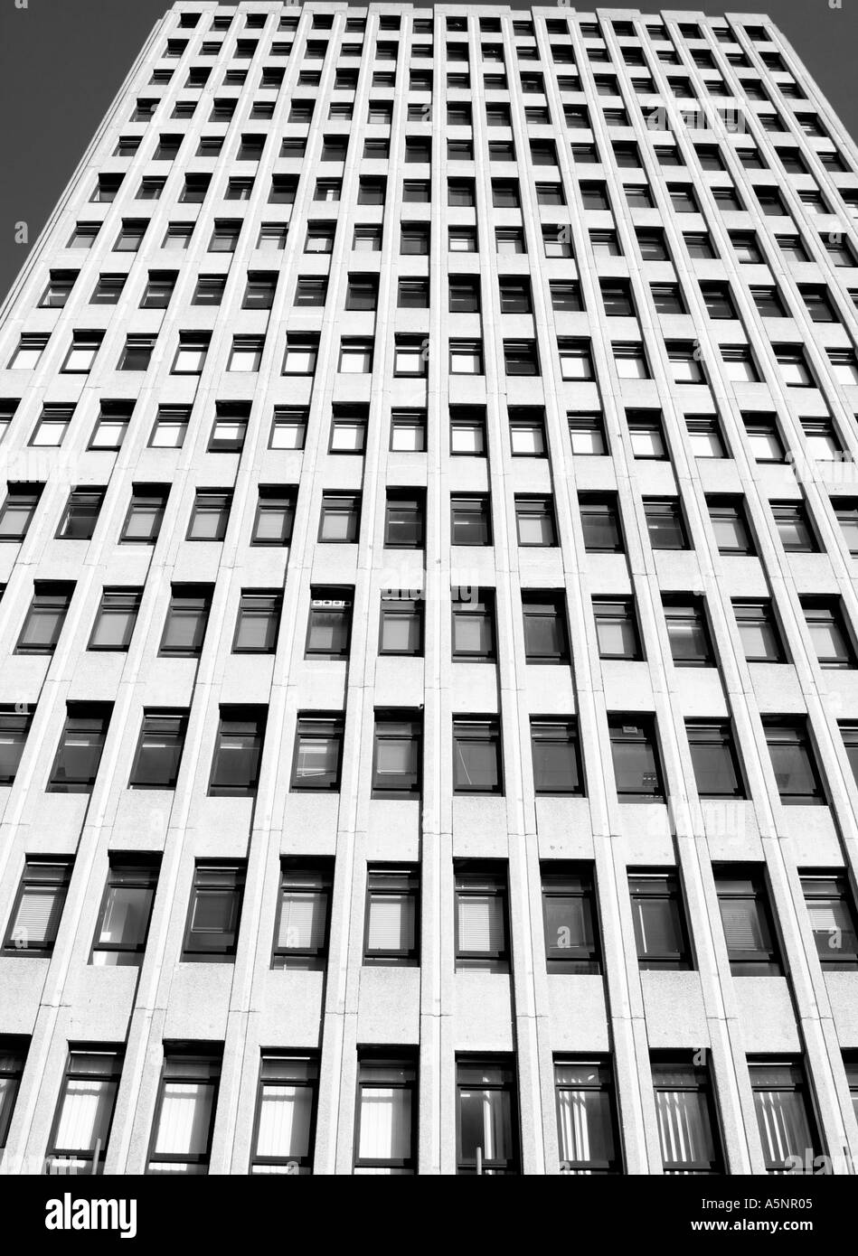 Glasgow office block Black and White Stock Photos & Images - Alamy