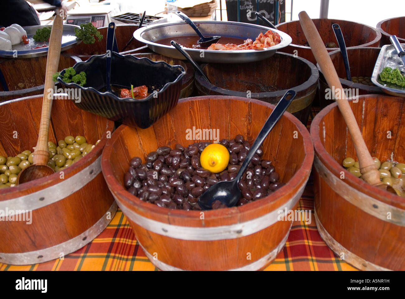 Barrel of olives hi-res stock photography and images - Alamy