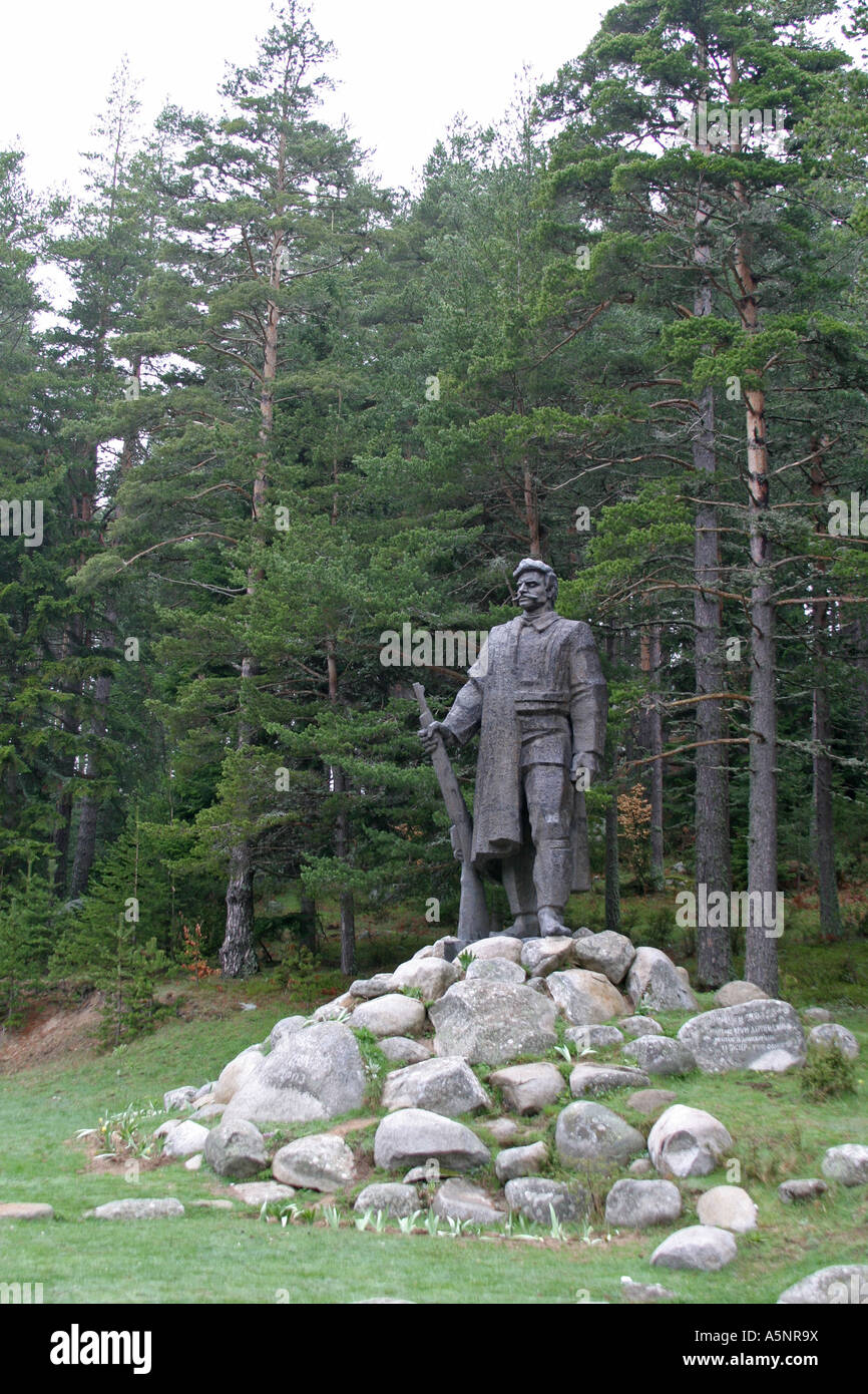Goce Delchev Monument, Bulgaria, Europe Stock Photo - Alamy