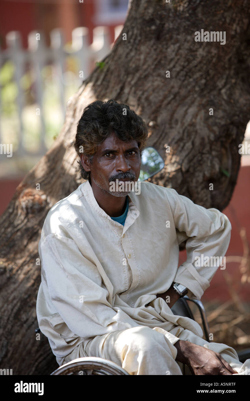 Portrait of Indian man taken in Goa India Stock Photo - Alamy