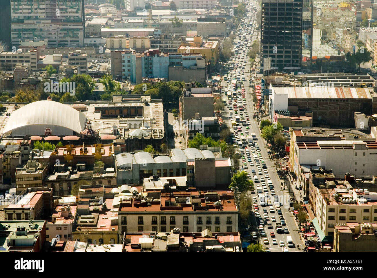 panoramic view of mexico city Stock Photo - Alamy