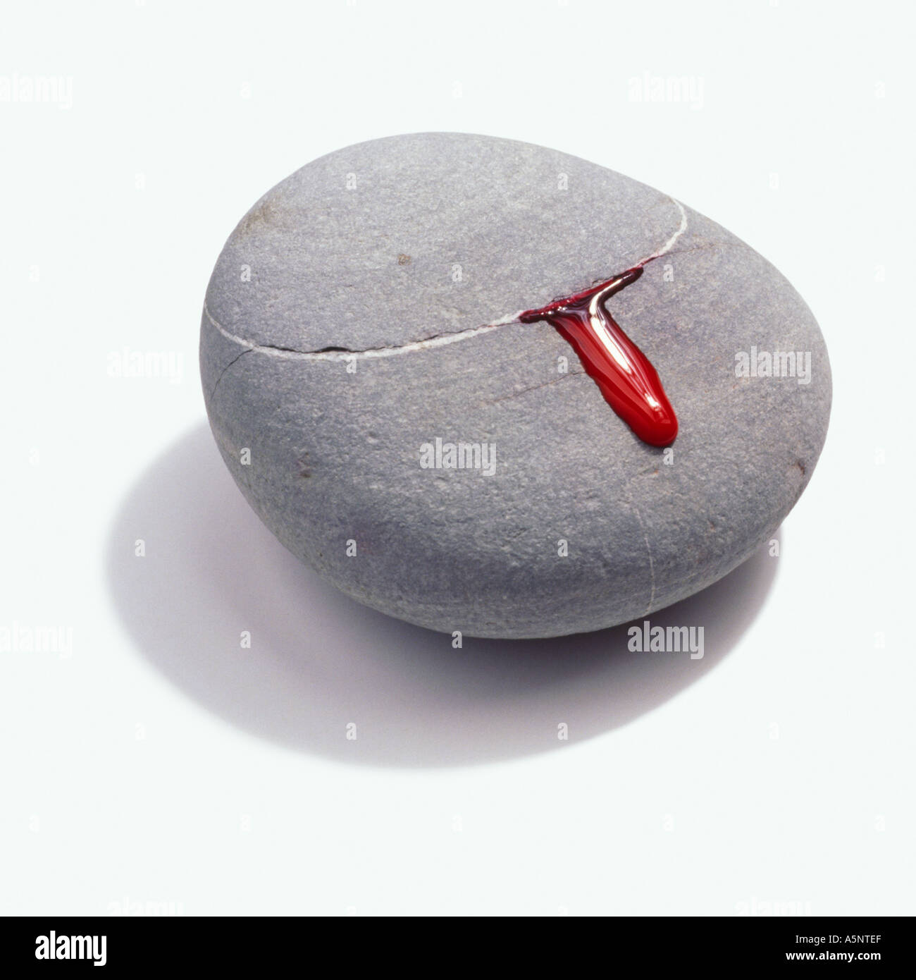 Blood coming out of a stone Stock Photo - Alamy
