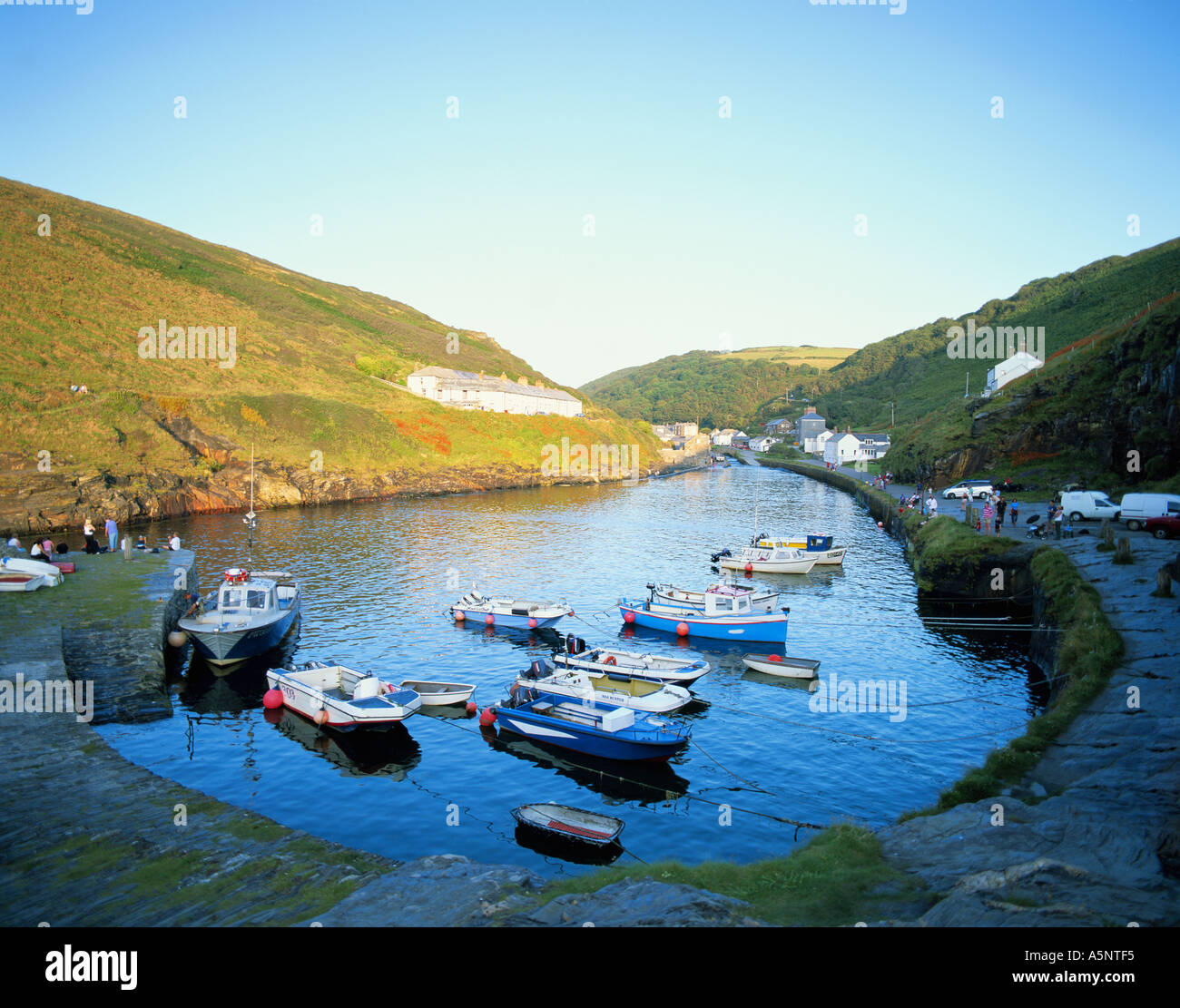 GB Cornwall Boscastle Stock Photo - Alamy
