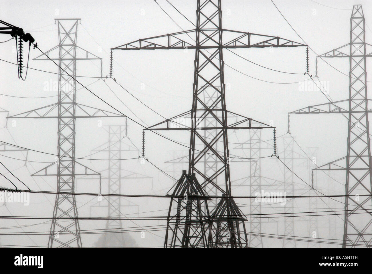 Perspective of power transmission concept Stock Photo - Alamy