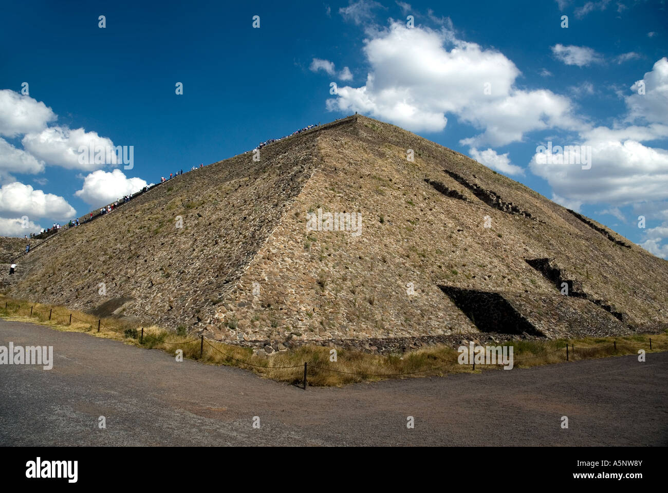 Pyramid of the Sun - Teotihuacan - Mexico Stock Photo - Alamy