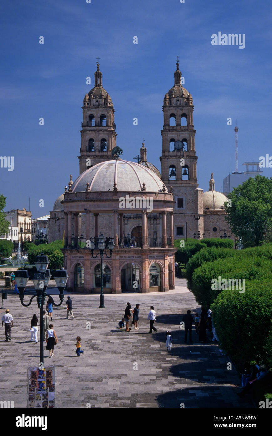 Cathedral at Plaza de Armas, Durango, Mexico Stock Photo - Alamy