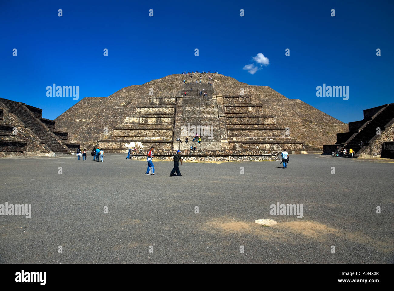 Pyramid of the Moon - Teotihuacan - Mexico Stock Photo - Alamy
