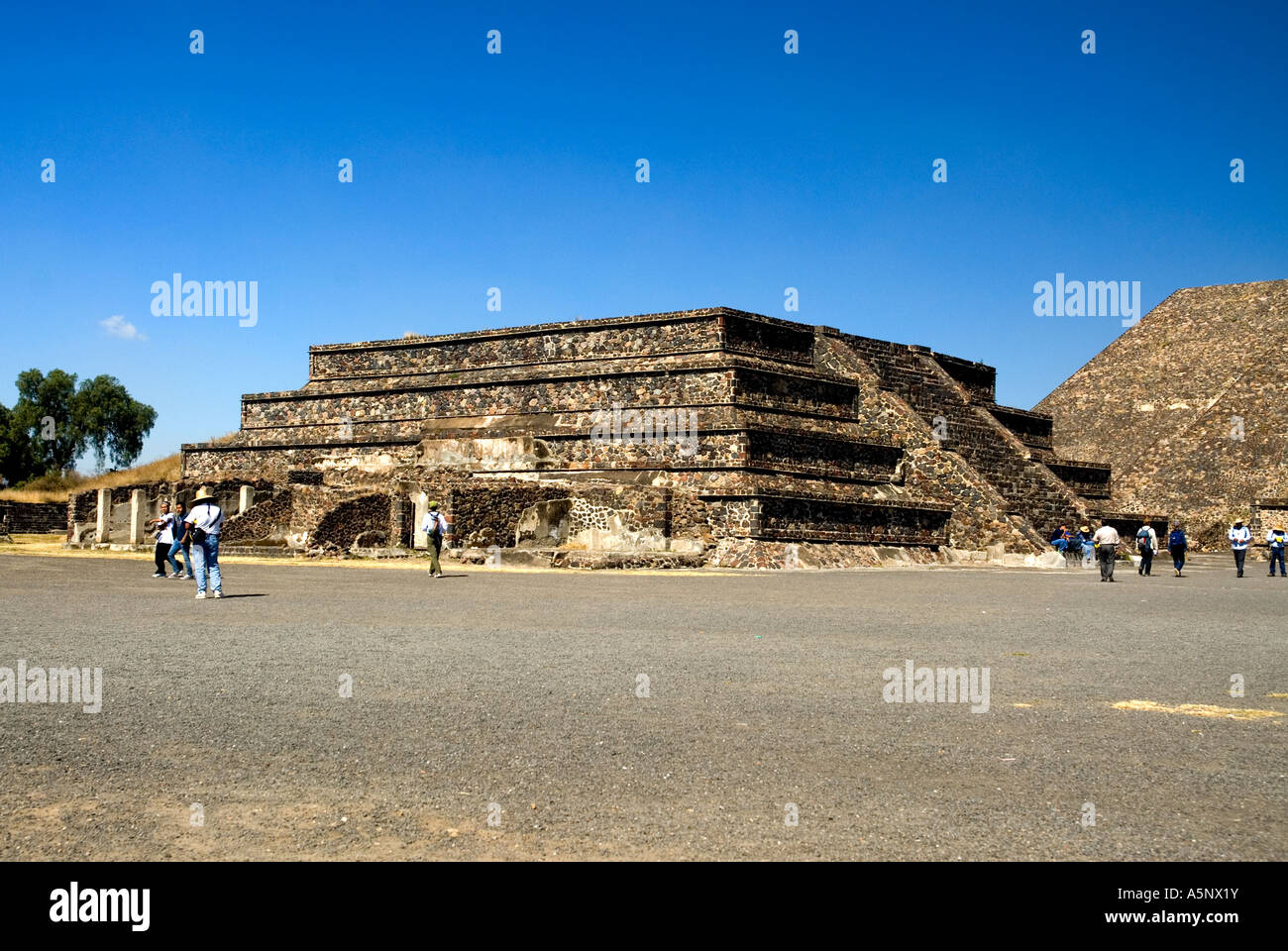 little pyramid - Teotihuacan - Mexico Stock Photo - Alamy