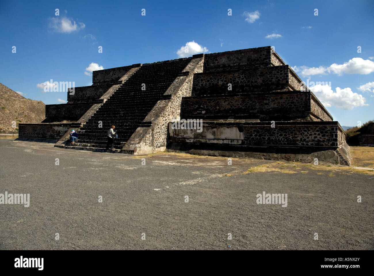 little pyramid - Teotihuacan - Mexico Stock Photo - Alamy