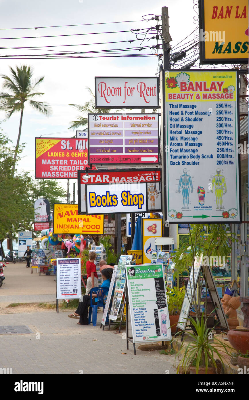 Foreign Tourist Shop advertising Signs for goods, merchandise, foods ...