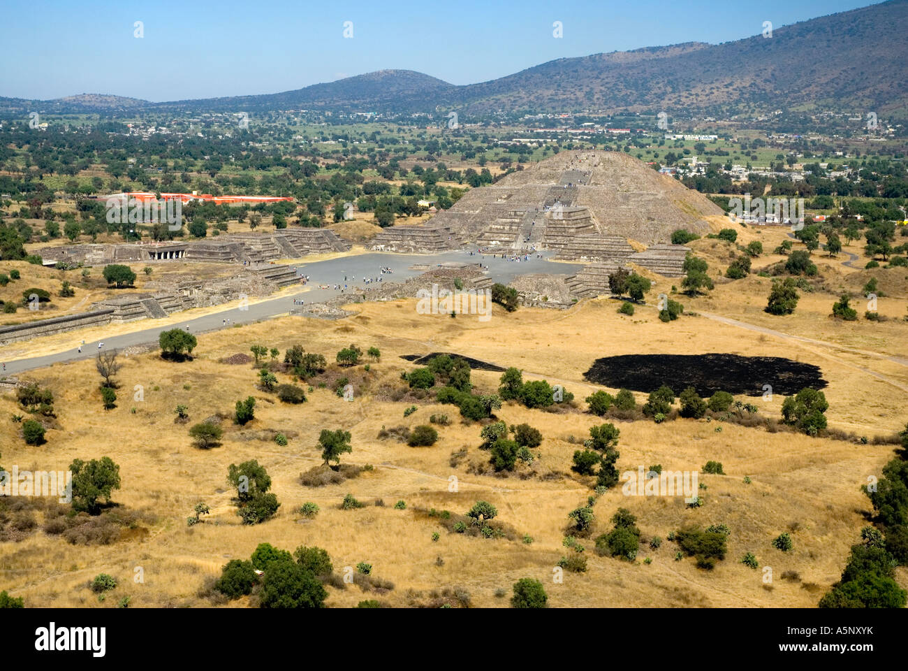 Pyramid of the Moon - Teotihuacan - Mexico Stock Photo - Alamy