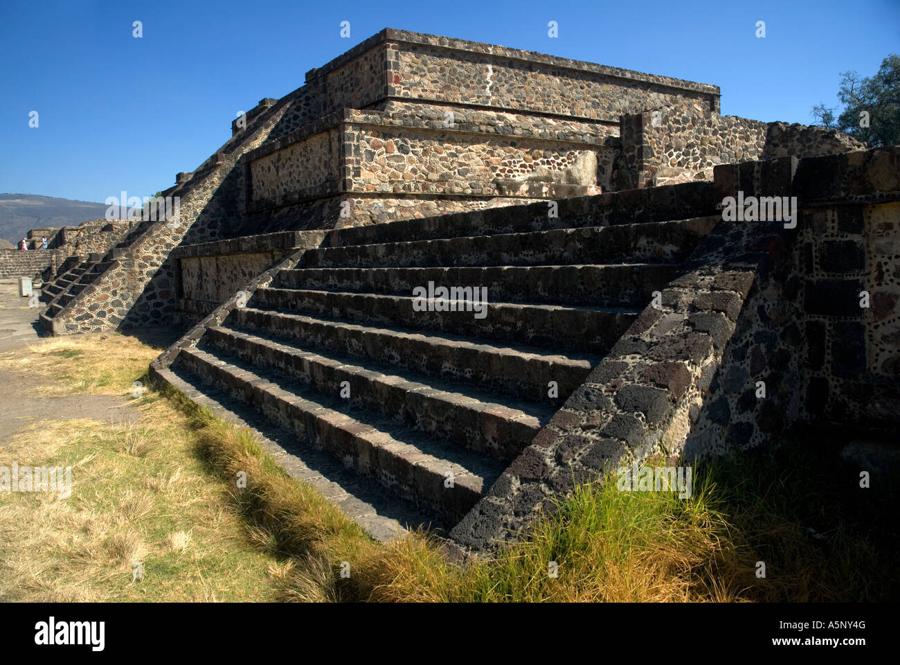 little pyramid - Teotihuacan - Mexico Stock Photo - Alamy