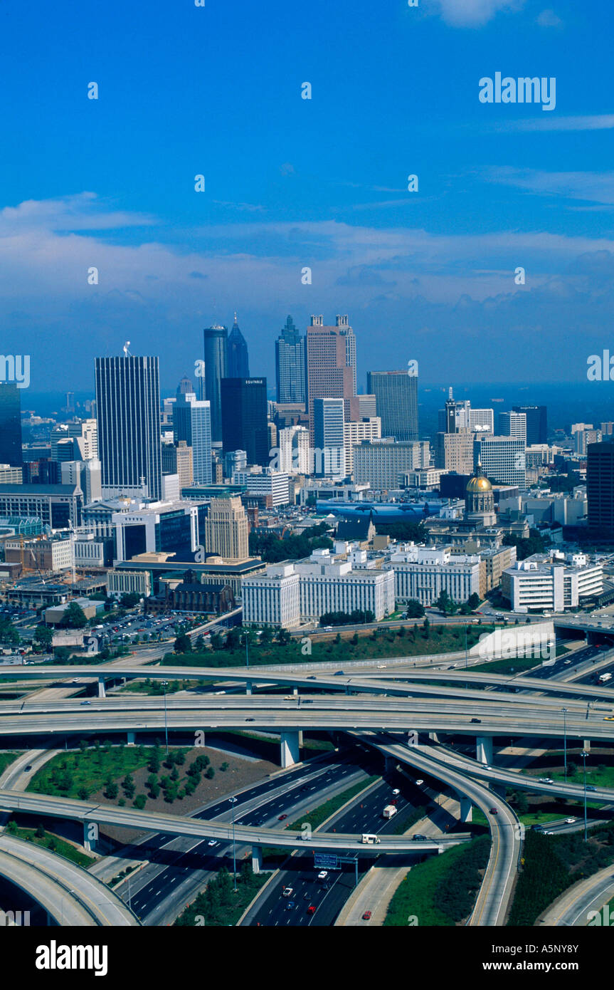 Atlanta georgia traffic vertical hi-res stock photography and images ...