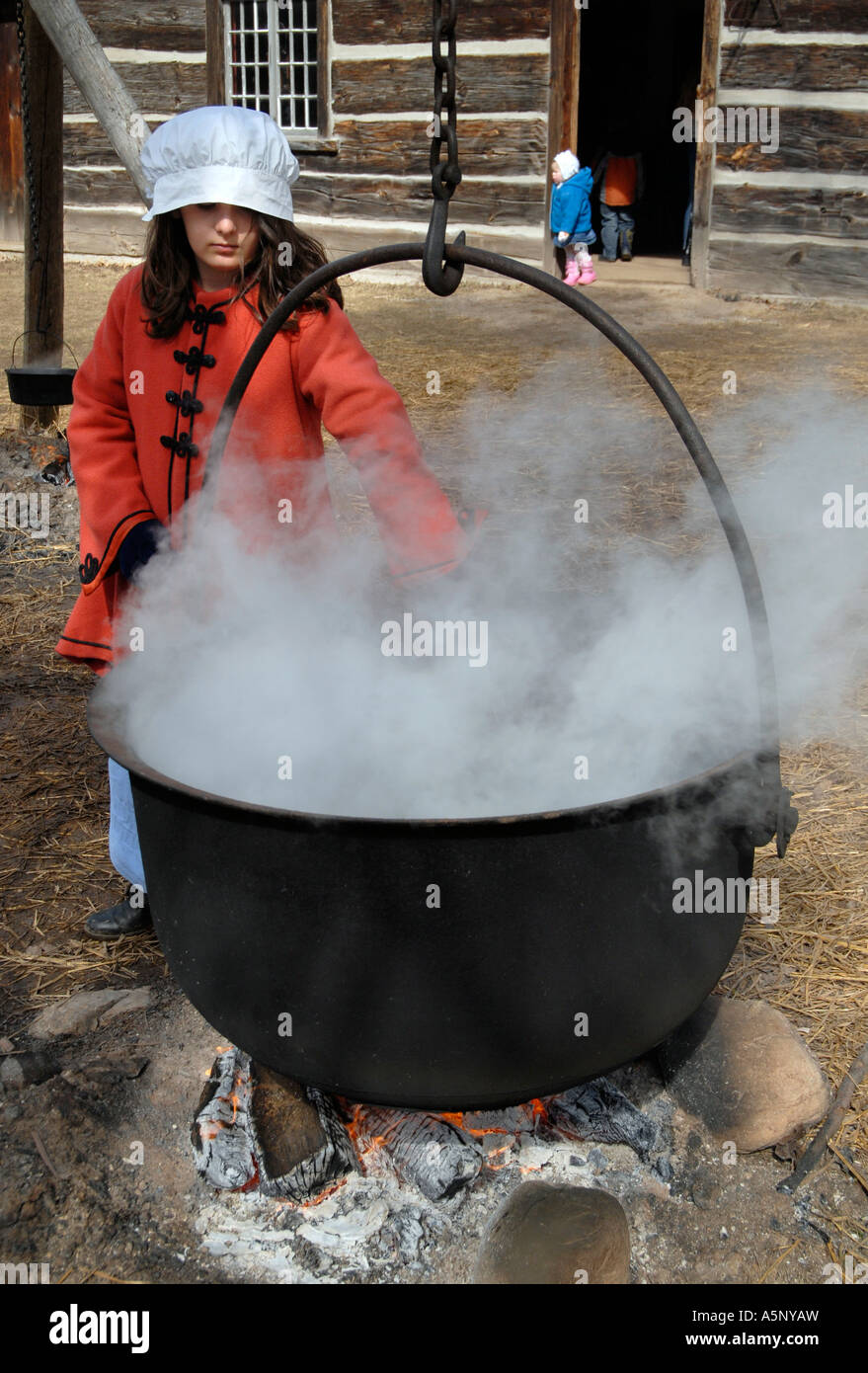 Maple syrup production as a tourist attraction Stock Photo - Alamy