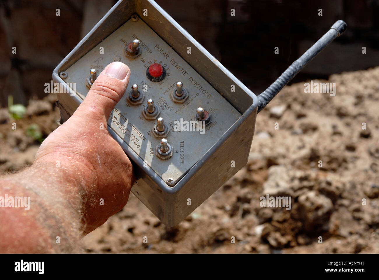 Remote control work Stock Photo - Alamy