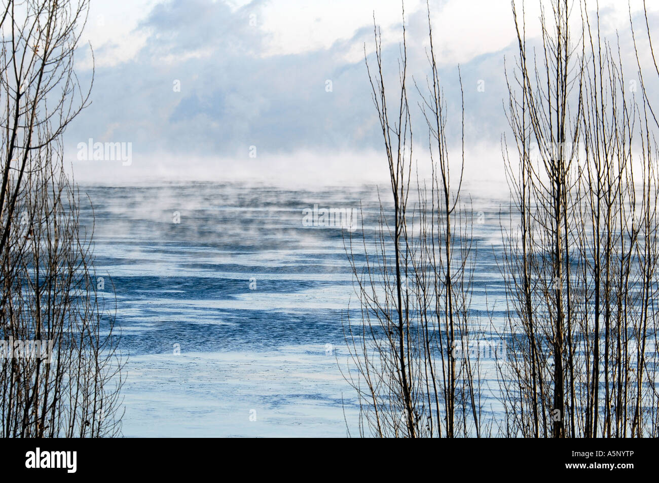 Lake effect snow Stock Photo - Alamy