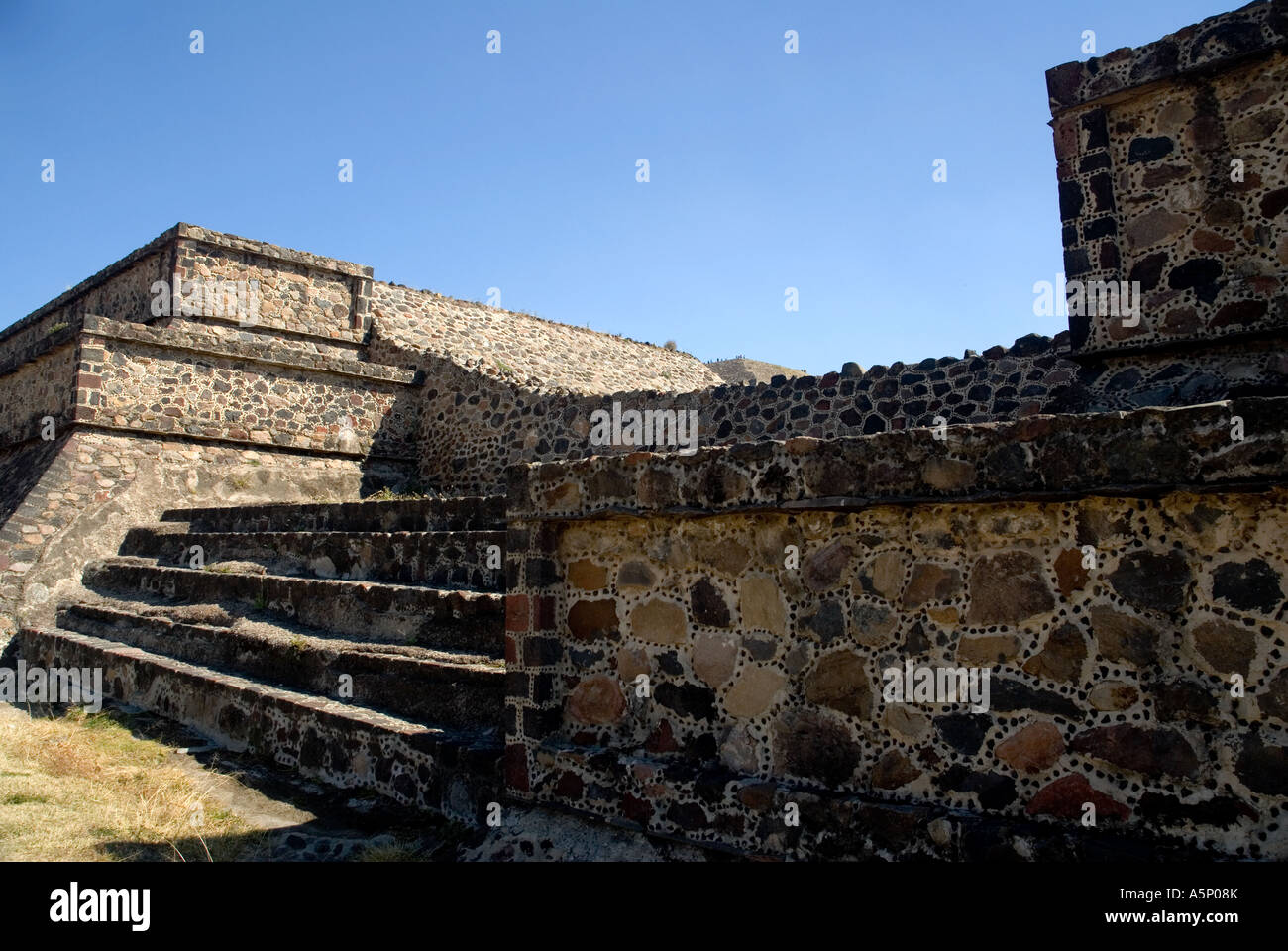 little pyramid - Teotihuacan - Mexico Stock Photo - Alamy