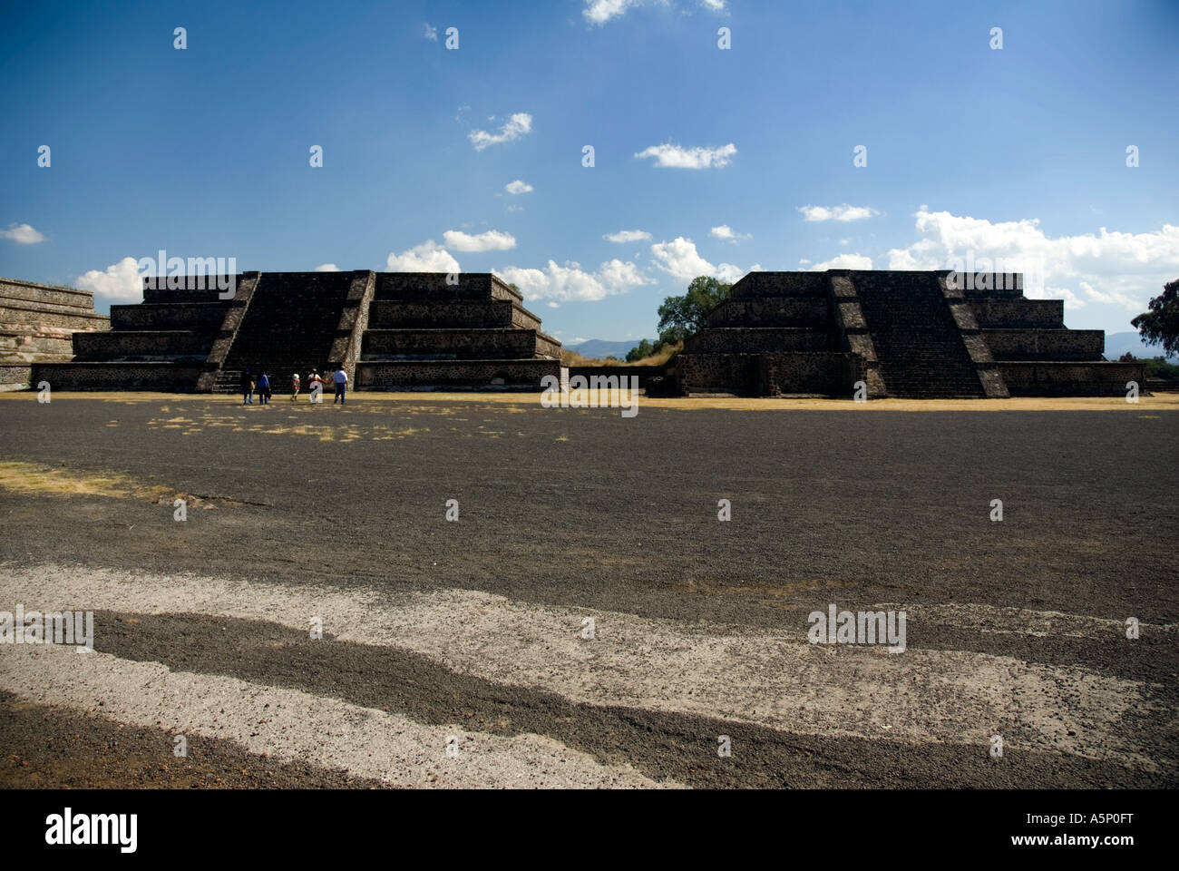 little pyramids - Teotihuacan - Mexico Stock Photo - Alamy