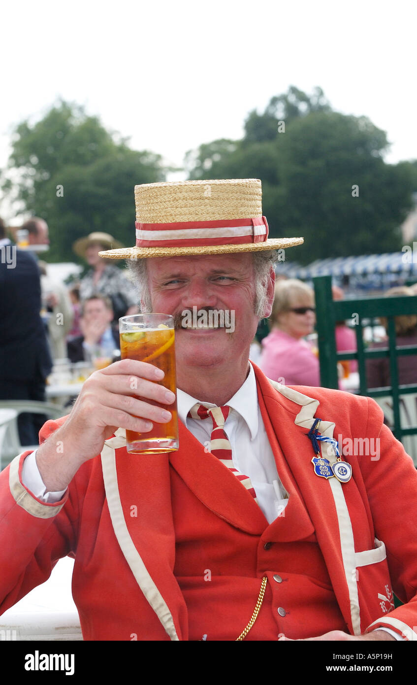 Spectator preserving the Edwardian traditions of dress in the Stewards ...