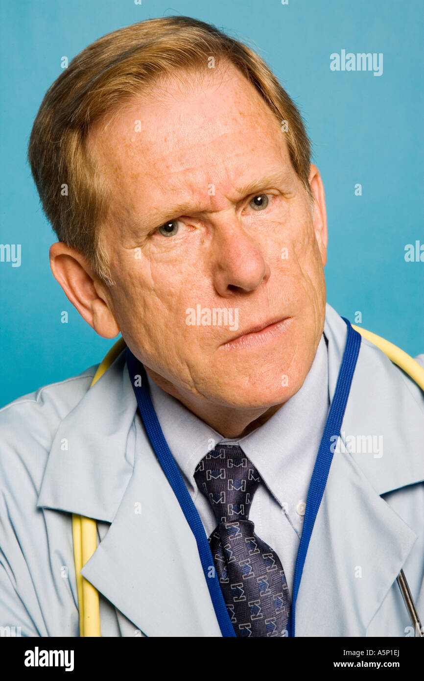 Physician portrait (played by a model Stock Photo - Alamy