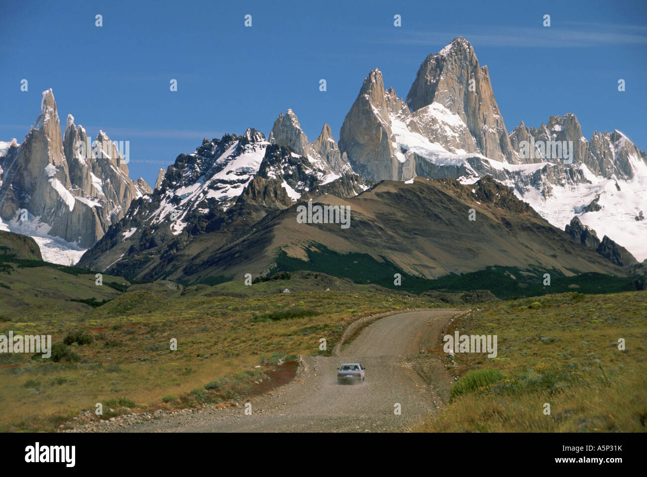 Road to Fitz Roy Patagonia Argentina Stock Photo - Alamy