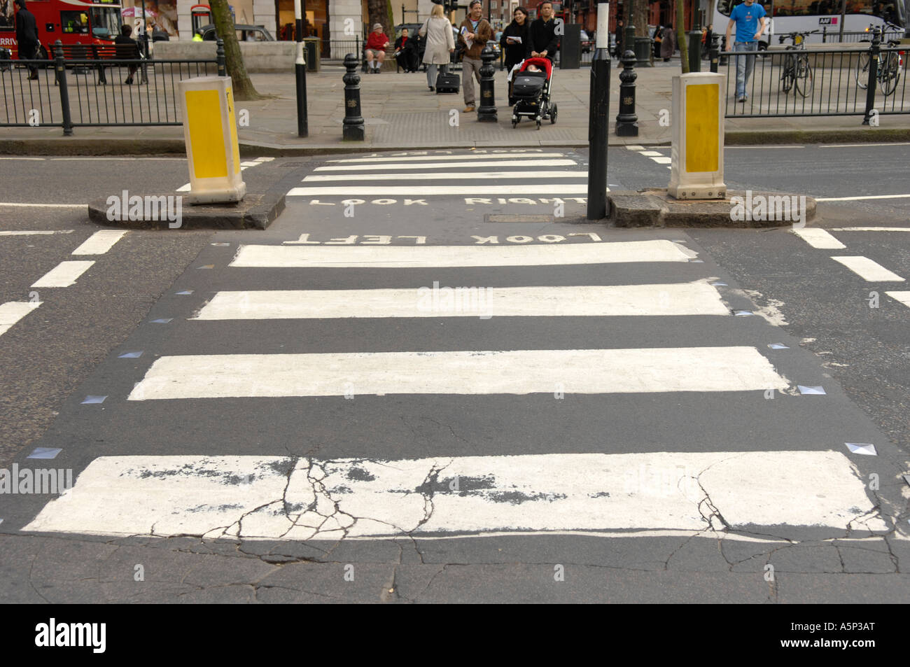 Pedestrian Zebra Crossing Stock Photo - Alamy