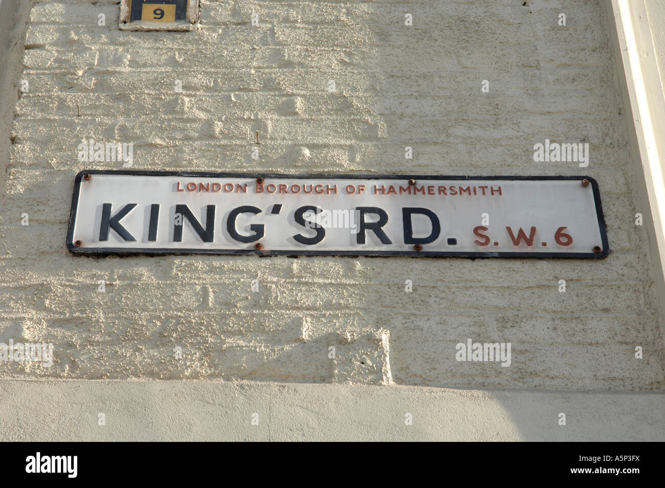 King Road Chelsea Road Sign Stock Photo - Alamy