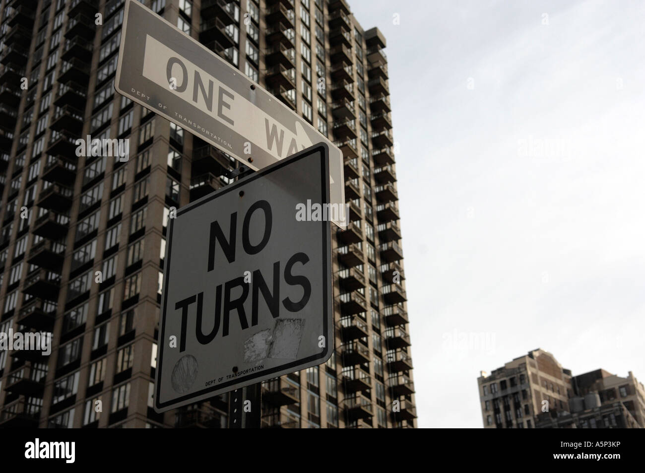 New York Road Signs Stock Photo - Alamy