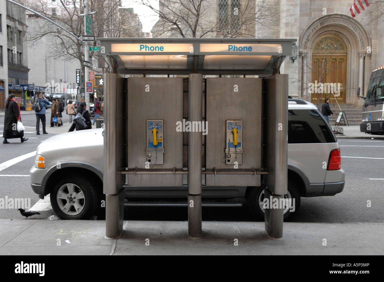 New York Phone Box Stock Photo - Alamy
