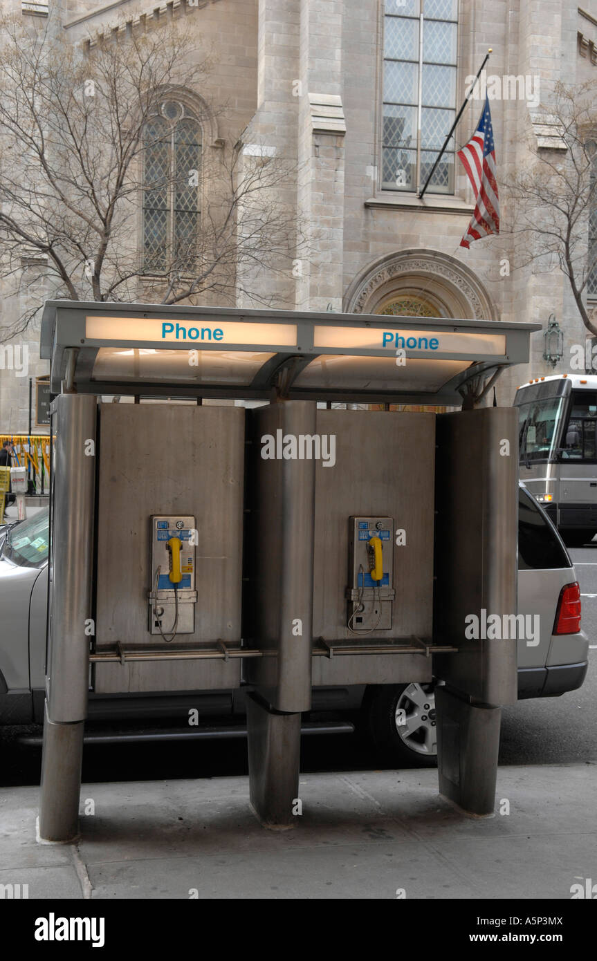 New York Phone Box Stock Photo - Alamy